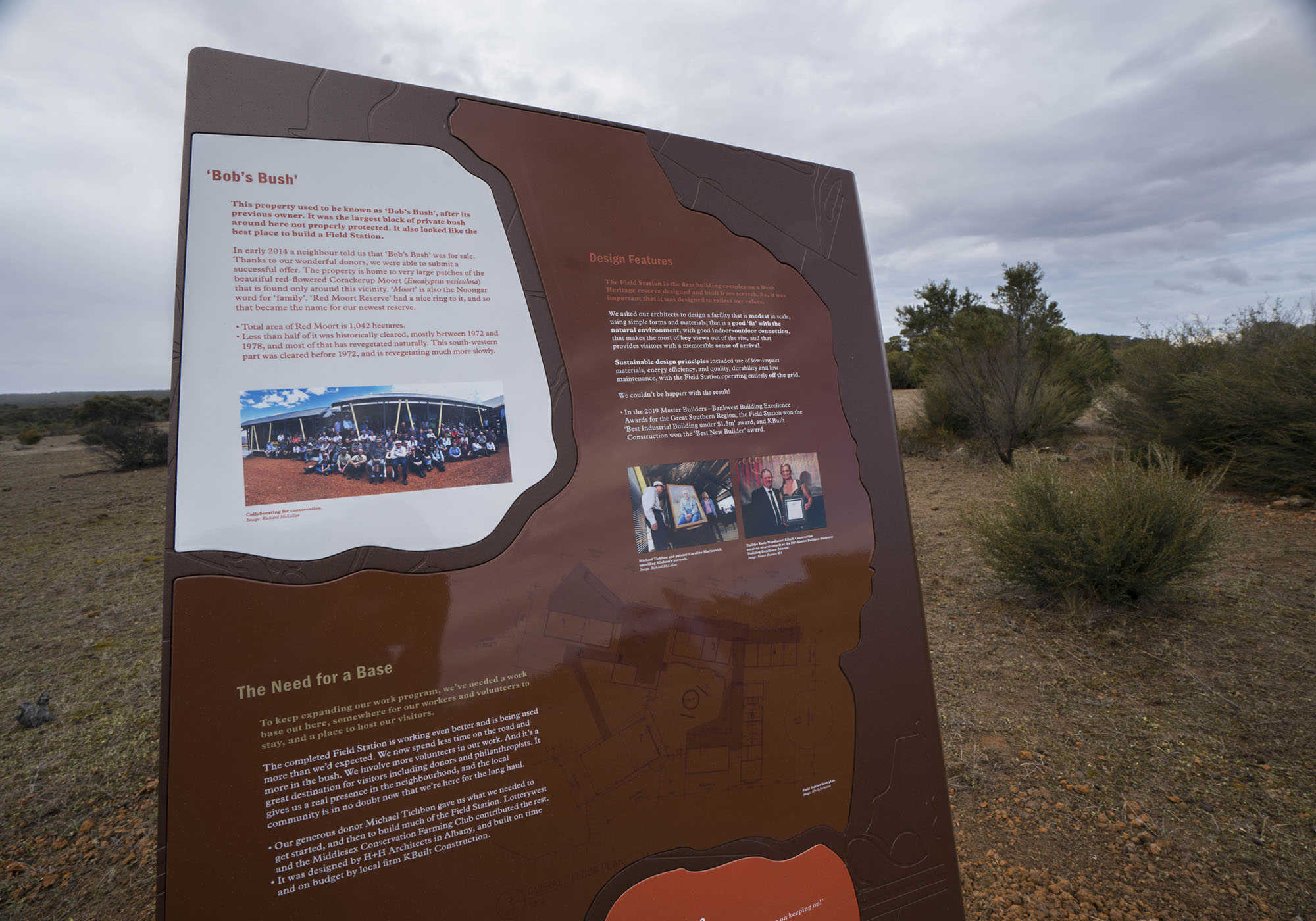 Bush Heritage Interpretative Signage - Publik