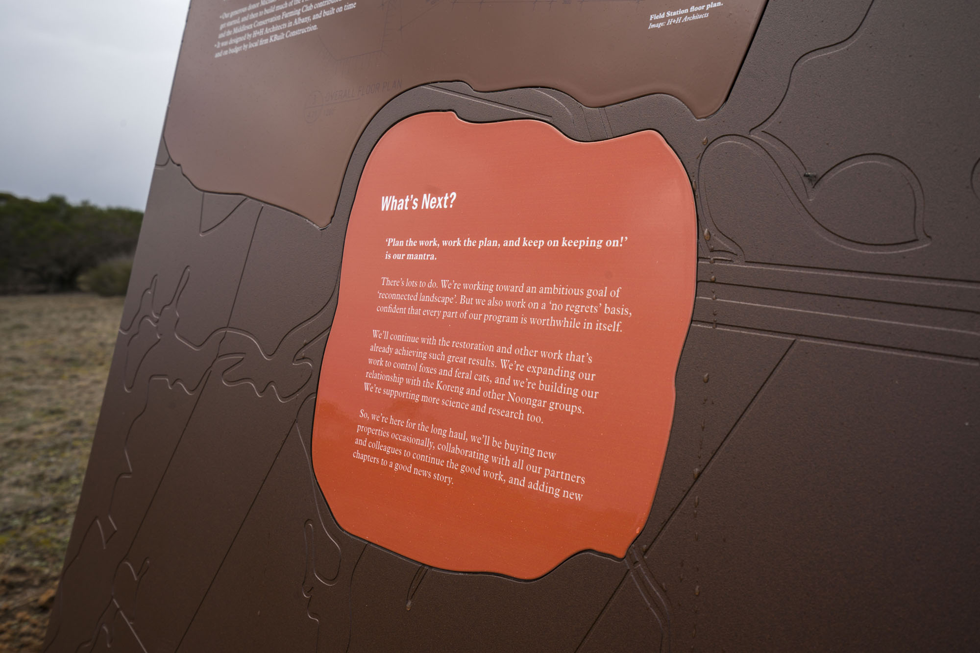 Bush Heritage Interpretative Signage - Publik